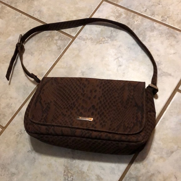 Rosetti | Bags | Rosetti Handbag Brown Snake Skin Pattern 1 12 By 6 12 Inches | Poshmark